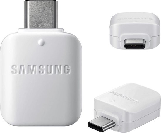 Originele Samsung OTG USB-A naar USB-C Adapter Wit | bol