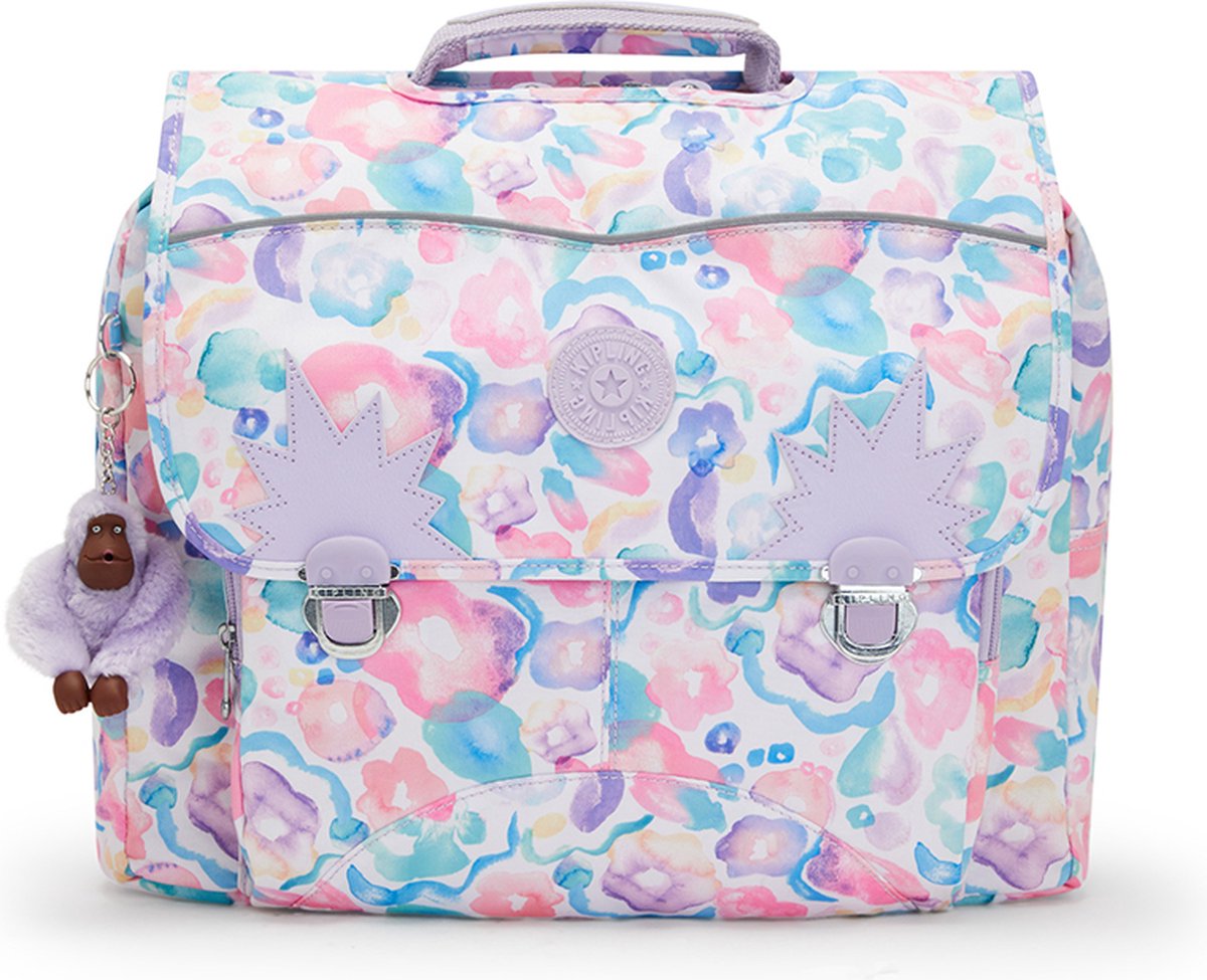 Kipling Iniko Sac à dos Aqua Flowers | bol.com