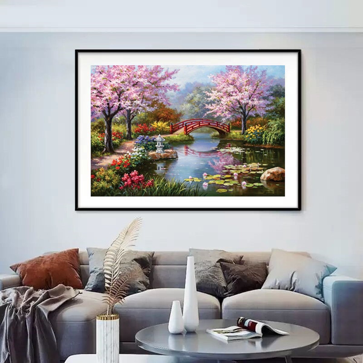 ITAGALA Diamond Painting Oosterse Tuin - Diamond Painting Volwassenen ...