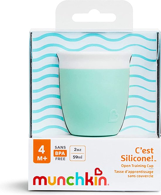 Munchkin drinkbeker - C'est Silicone! Open trainingsbeker voor baby's ...