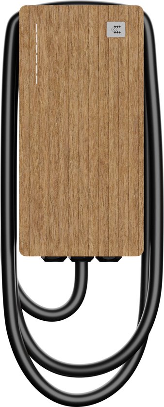 TeltoCharge 32A - Houten design laadpaal - 22kW - Type 2 - 22kW - 5m ...