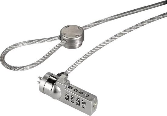 2 Stuks Premium Anti-diefstal Computerbeveiligingskabel met Cijferslot ...