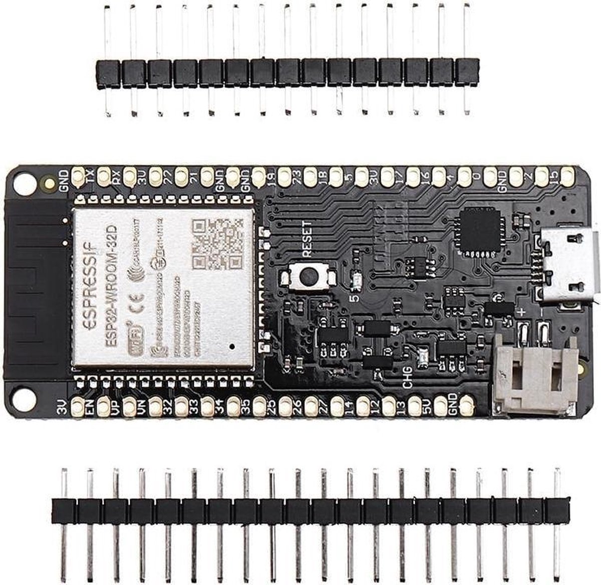 WeMos® LOLIN32 V1.0.0 WiFi + Bluetooth Module ESP-32 4MB FLASH Ontwikkelingskaart | bol.com
