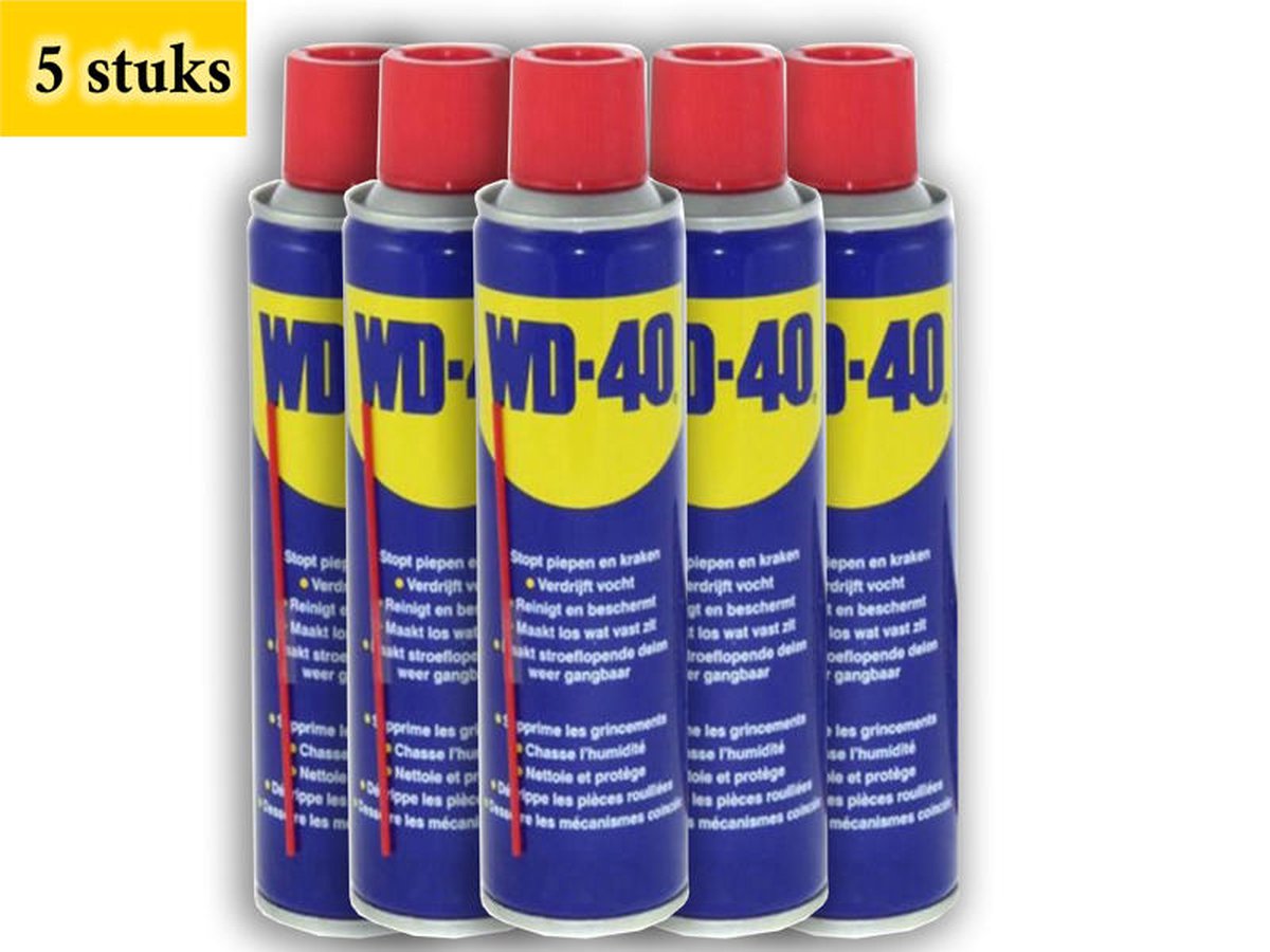 WD-40 5x Multispray-bundel - elk 200 ML veelzijdige smering en ...