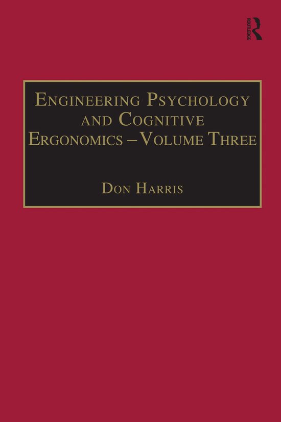 Engineering Psychology and Cognitive Ergonomics Series- Engineering ...
