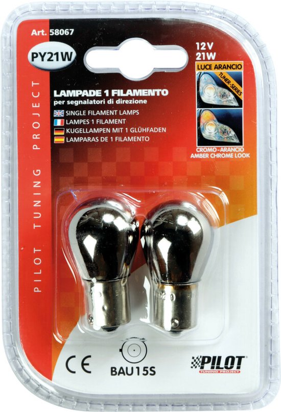 Enkel filament lamp 12V 21W BAU15s | bol