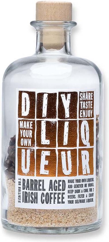 DIY Likeur - Edition Barrel Aged Irish Coffee - Maak je eigen heerlijke ...