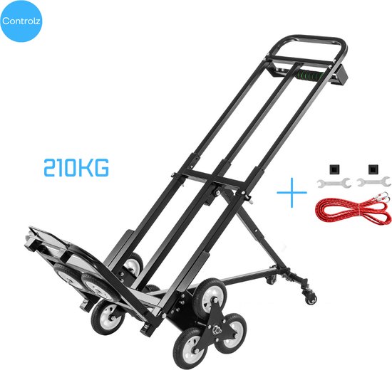 Steekwagen Opvouwbaar - Steekwagen Inklapbaar met Omvalbeveiliging ...