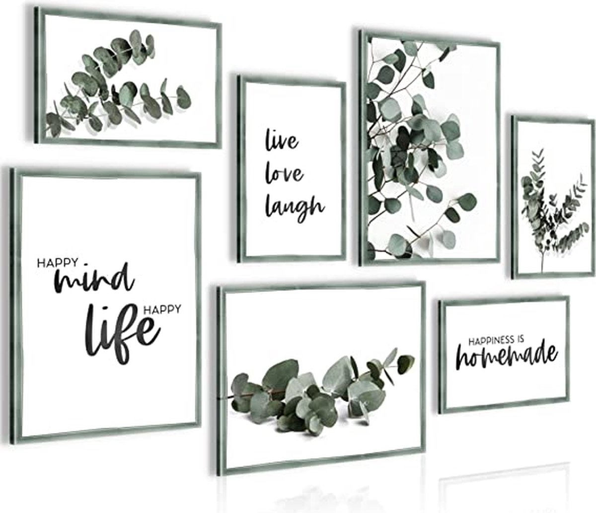 wanddecoratie \ Decoratie Modern \ Foto Muur set \ 3d Photo Wall set 7 ...