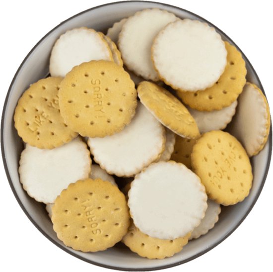 Van Delft Chocolates & Bakery Glacé Biscuits Vanille smaak likkoekjes ...