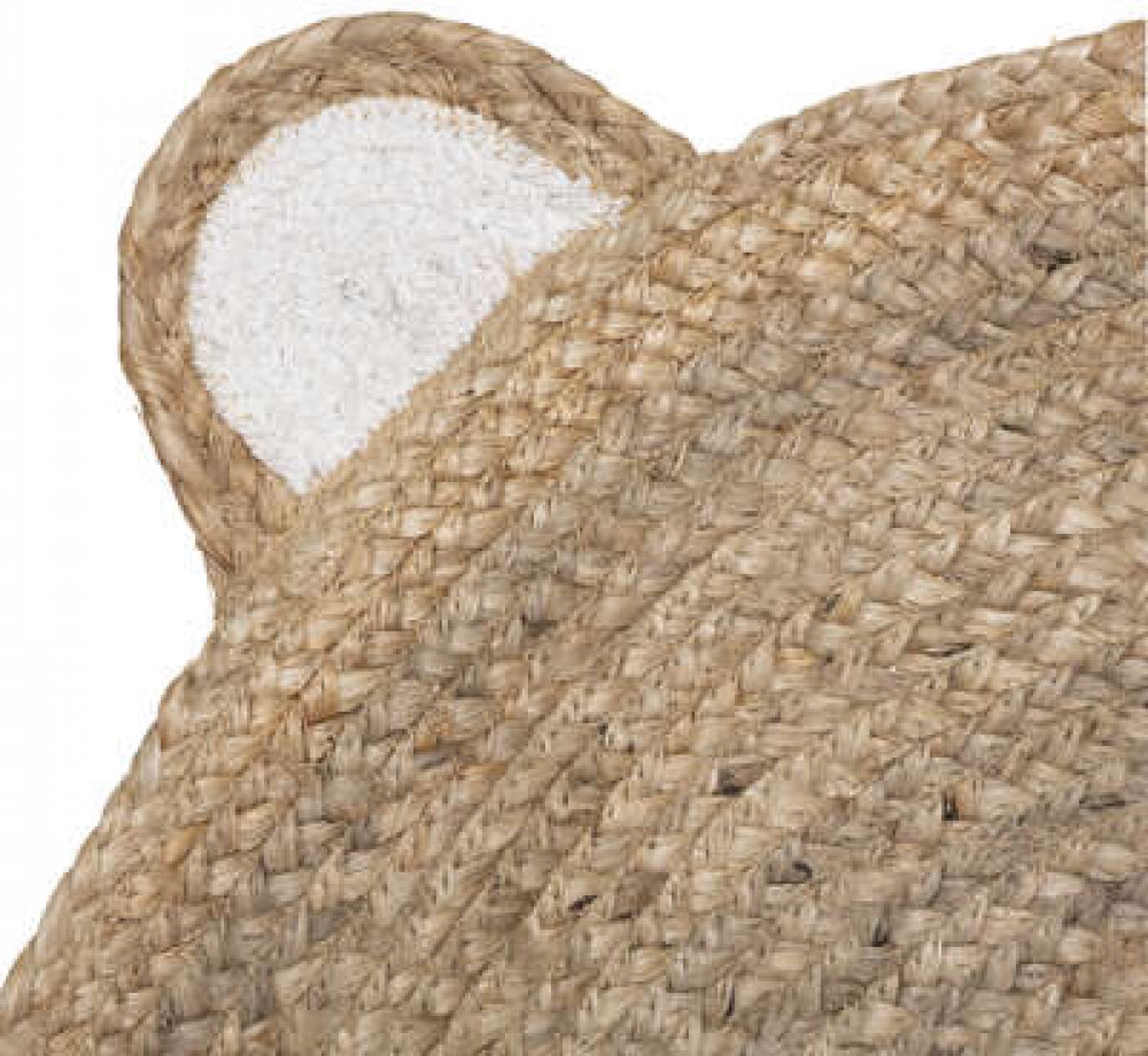 Atmosphera jute beer vloerkleed - 100 cm | bol.com