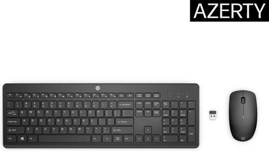 HP 650 WRLS KB/MSE COMBO BLK toetsenbord Inclusief muis Thuis RF Draadloos Zwart | bol