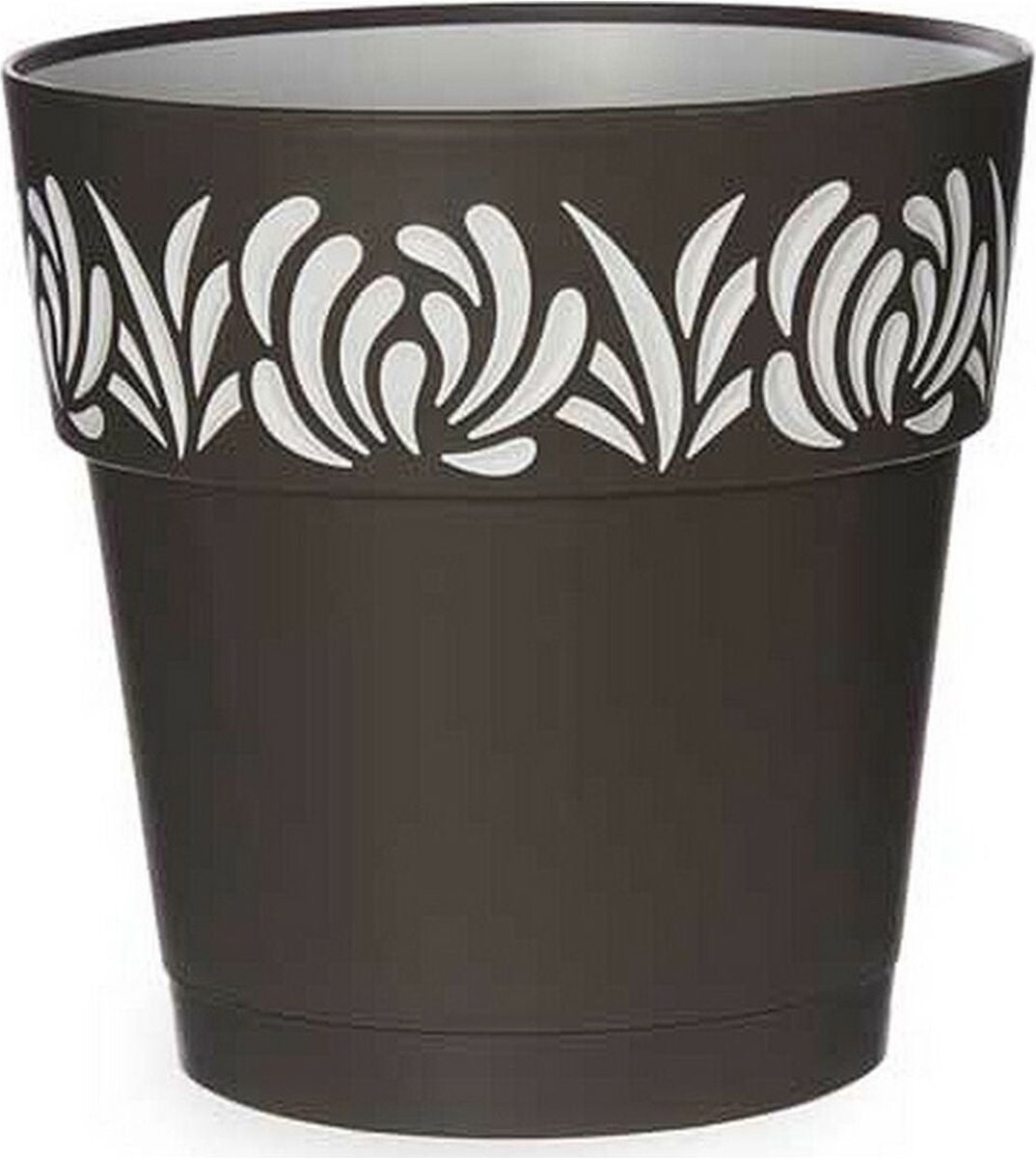 Zelfwaterende Bloempot Met Reservoir Antraciet (25 x 25 x 25 cm) | bol.com