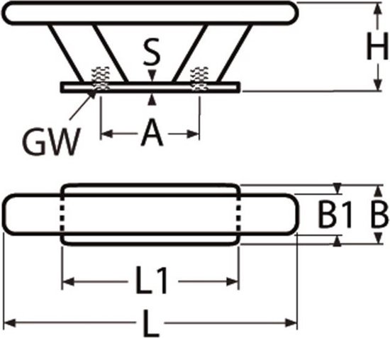 Bolder Grado - 300mm - Rvs 316 gepolijst | bol