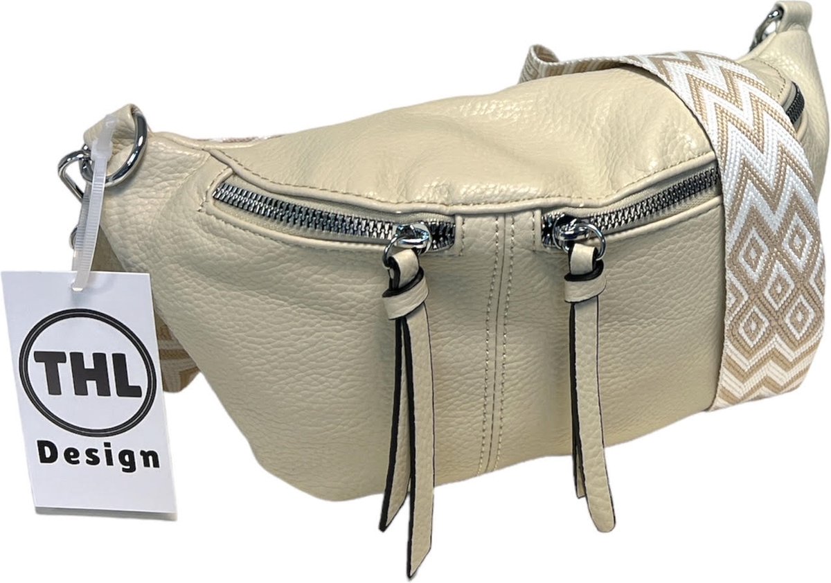 THL Design - Dames Crossbody Tas - Klein Schoudertasje - 2 vakken - Bag ...