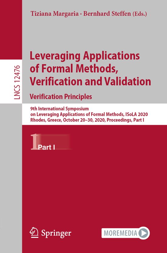 Leveraging Applications Of Formal Methods Verification And Validation Verifica Bol