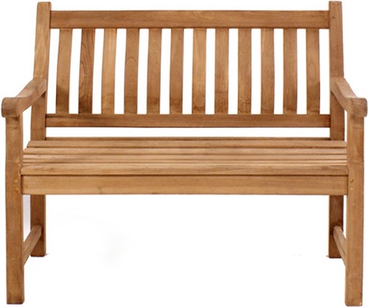Houten tuinbank - Hout- Bank - 130 cm breed - HorstDeco | bol.com
