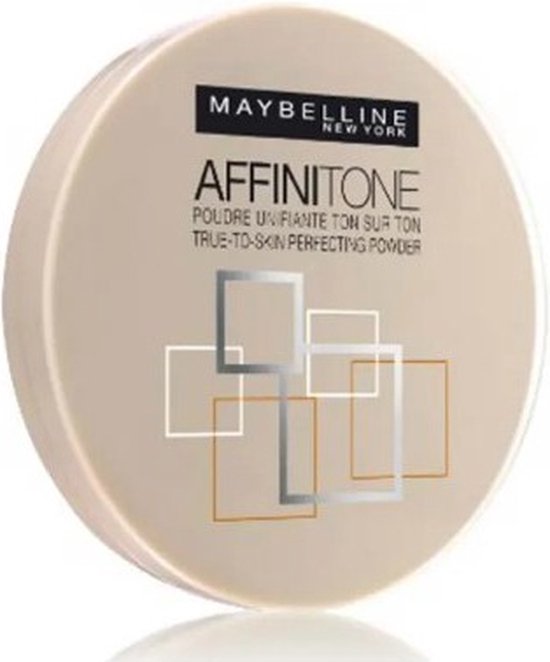 Maybelline New York Affinitone Pressed Powder 9g - 03 Licht Zand | bol