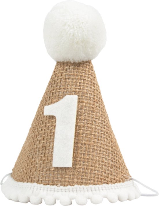 Verjaardag Kroon 1 Jaar - Feesthoedje baby - Kroon Kindje - Versiering ...