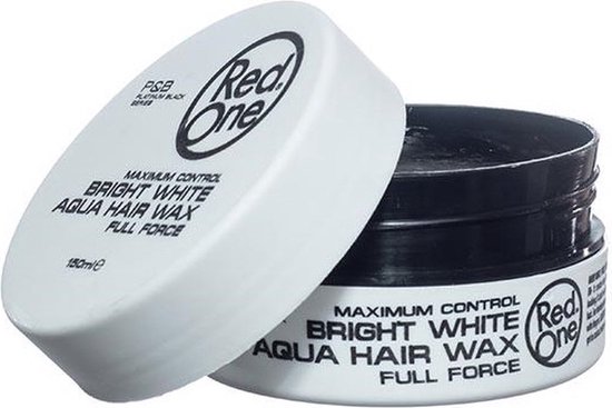 3x Red One Maximum Control Bright White Aqua Hair Wax 150 ml | bol.com