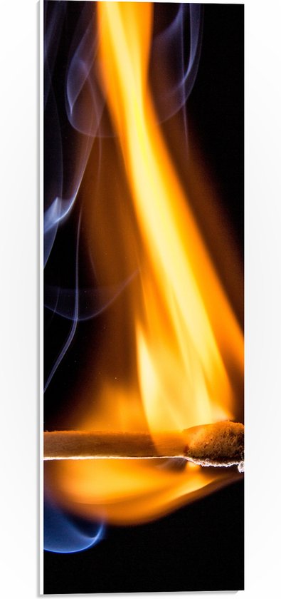 PVC Schuimplaat - Lucifer met Vuur en Rook - 20x60 cm Foto op PVC ...