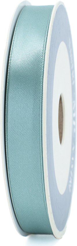 lichtblauw lint - blauw satijn cadeaulint - 50 meter x 15 mm ...