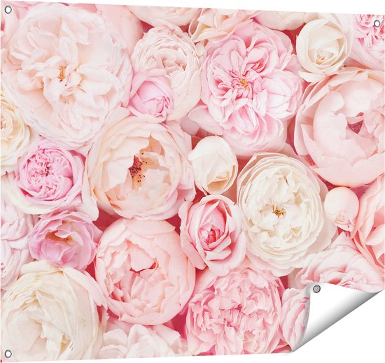 Gards Affiche de jardin Bouquet de Roses Witte Roses - Fleurs - 100x80 ...