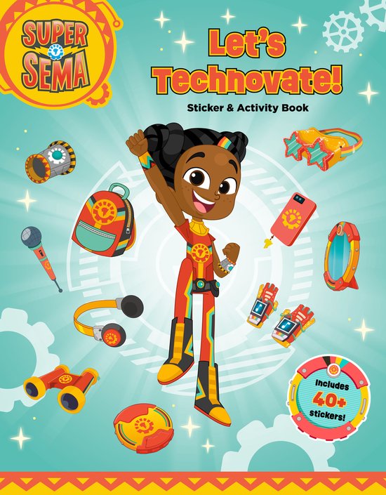 Super Sema- Let's Technovate! Sticker & Activity Book, Terrance ...