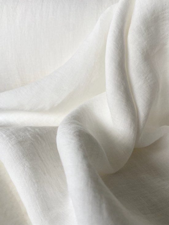 LINFIN - Linnen Servet - set van 4 - Wit - Fijn linnen - 45x45 cm ...