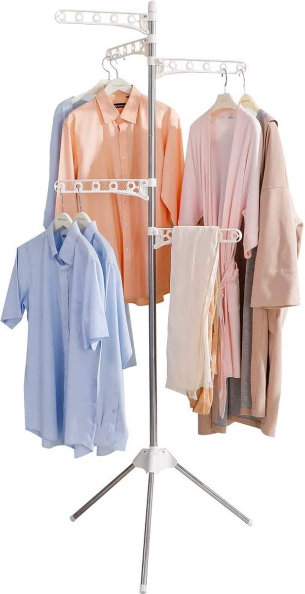 Opvouwbaar droogrek Strijkdroogrek Kapstok Kledingrek Universele ...