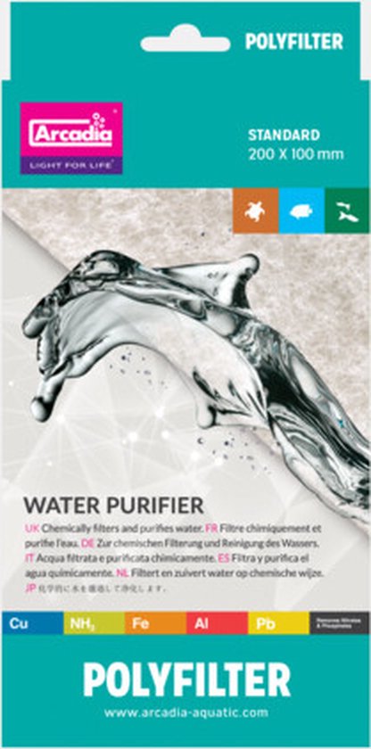 Arcadia PolyFilter - Filterpad Tegen Ongewenste Metalen | bol