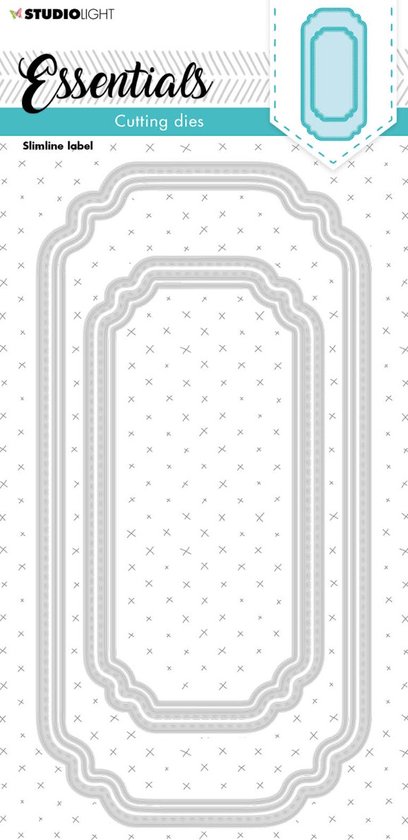 Studio Light Essentials cutting die Slimline label | bol