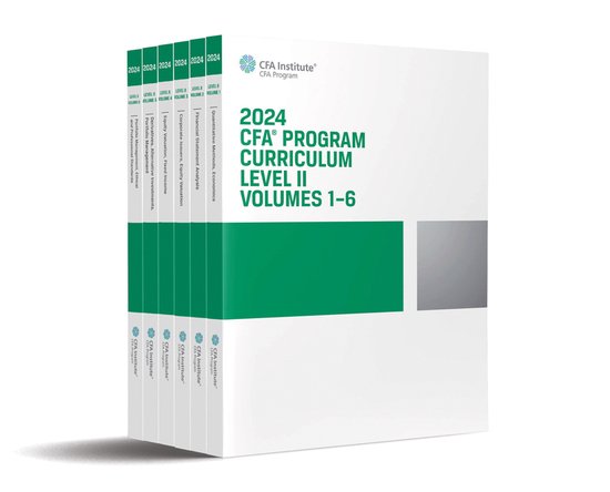 2024 CFA Program Curriculum Level II Box Set, Volumes 1 - 6 | 9781953337689 | Cfa... | bol