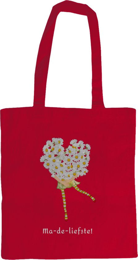 OddityPieces - The ODD Bags - Tas - Rood - Madeliefste - Moederdag ...