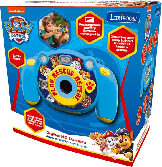 Paw Patrol Digitale camera met 10 stickers | bol.com