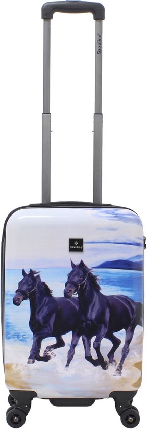 Saxoline Koffer / Reiskoffer / Trolley - 54 cm - 28 Liter - ABS - Black ...