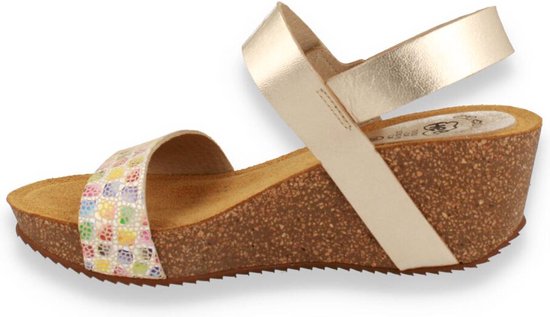 Hee! Dames Sandaal Champagne GOUD 40 | bol