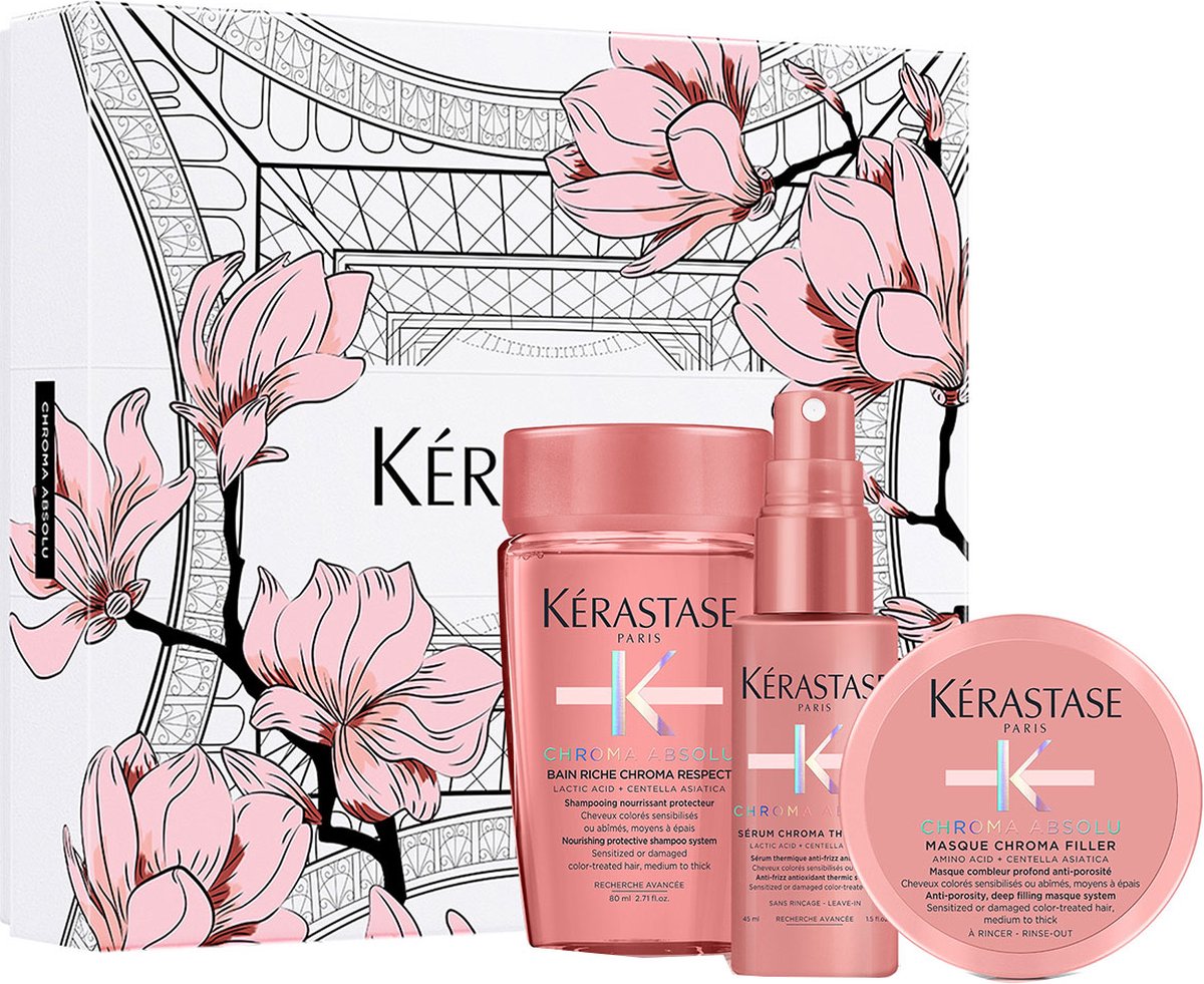 Kerastase Chroma Spring Discovery Set - vrouwen - Voor Geblondeerd haar ...