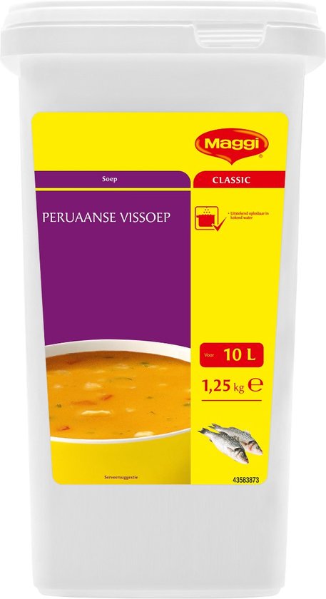 Maggi Peruaanse vissoep - Emmer 1,25 kilo | bol