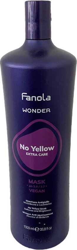 Fanola - Wonder No Yellow Mask | bol