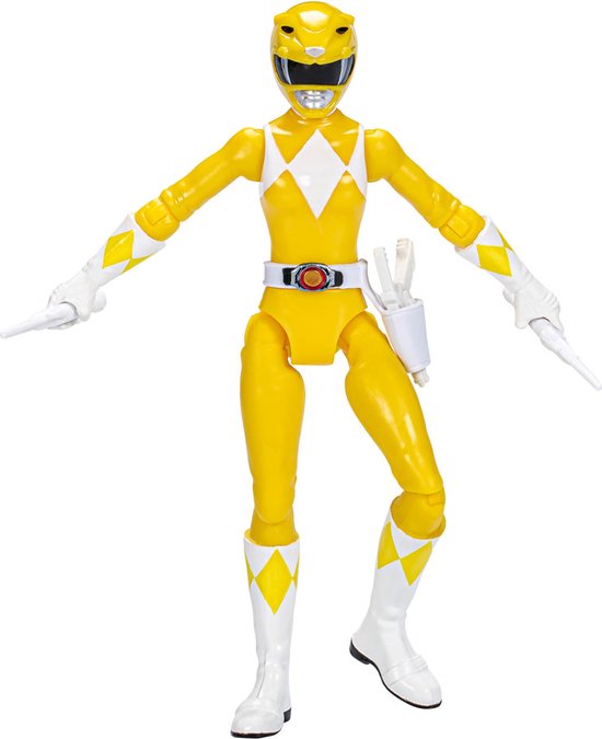 Power Rangers Action Figure Mighty Morphin Yellow Ranger 15 cm | bol.com