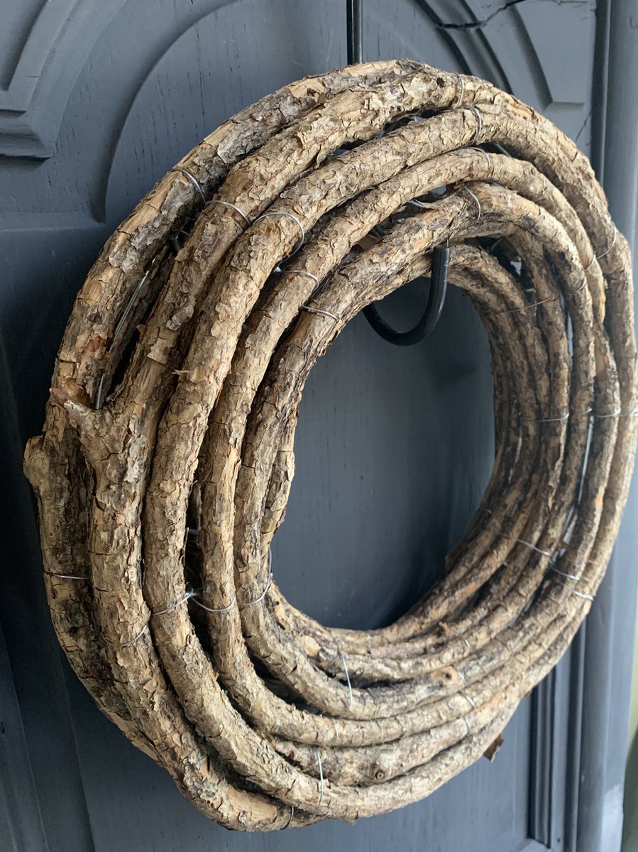 Le Bon Marche - Naturel Krans - 40cm x 9cm dik - Houten Krans - Krans ...