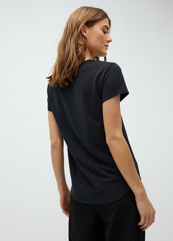 Basic zwart V-hals T-shirt Luvanna - mbyM - Maat XS | bol.com