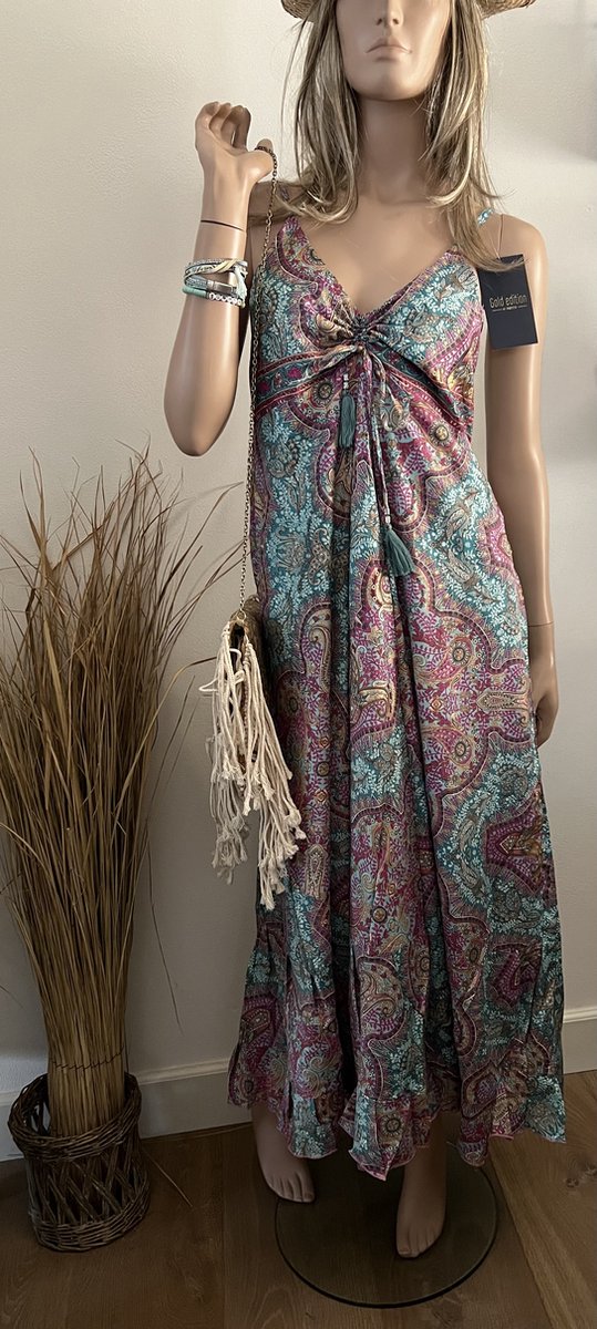 robe longue - ibiza - bohème - robe ibiza - bohème | bol.com