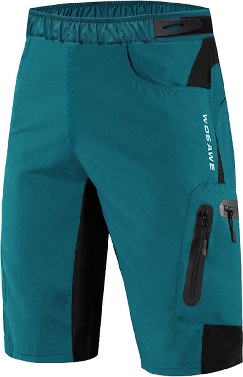 RAMBUX® - Fietsbroek Heren met Zeem - MTB Broek - Blauw - Mountainbike - Fietskleding... | bol.com
