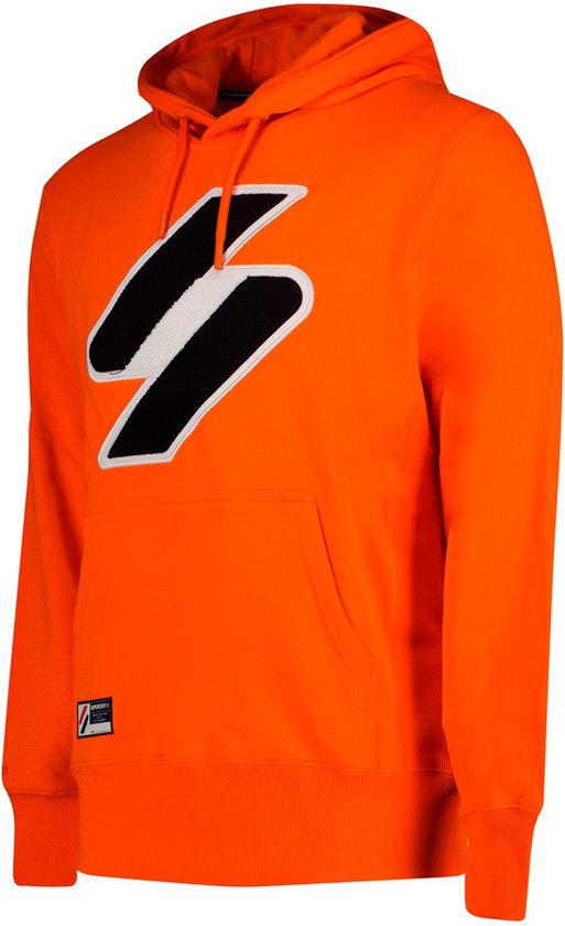 Superdry Code Logo Che Capuchon Oranje L Man | bol