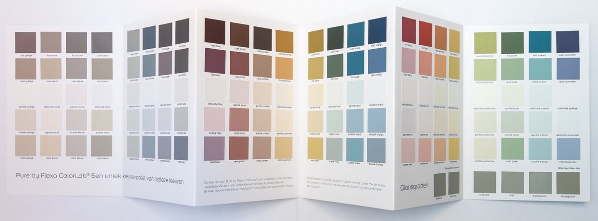 Flexa Pure Kleurenkaart | bol