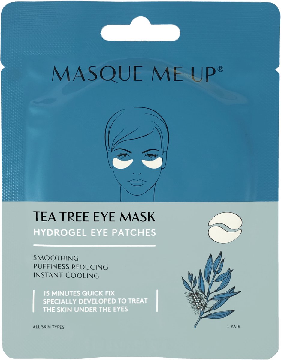 Masque me up - Tea Tree Eye Mask - 1 paar | bol