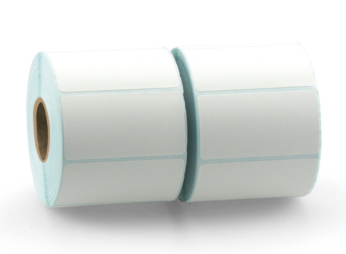 Colorful Sun® 2 stuks X 1800 Etiketten op Rol - Zelfklevende thermische ...