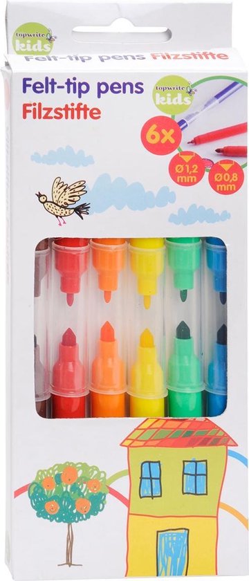 Viltstift 2in1 | bol